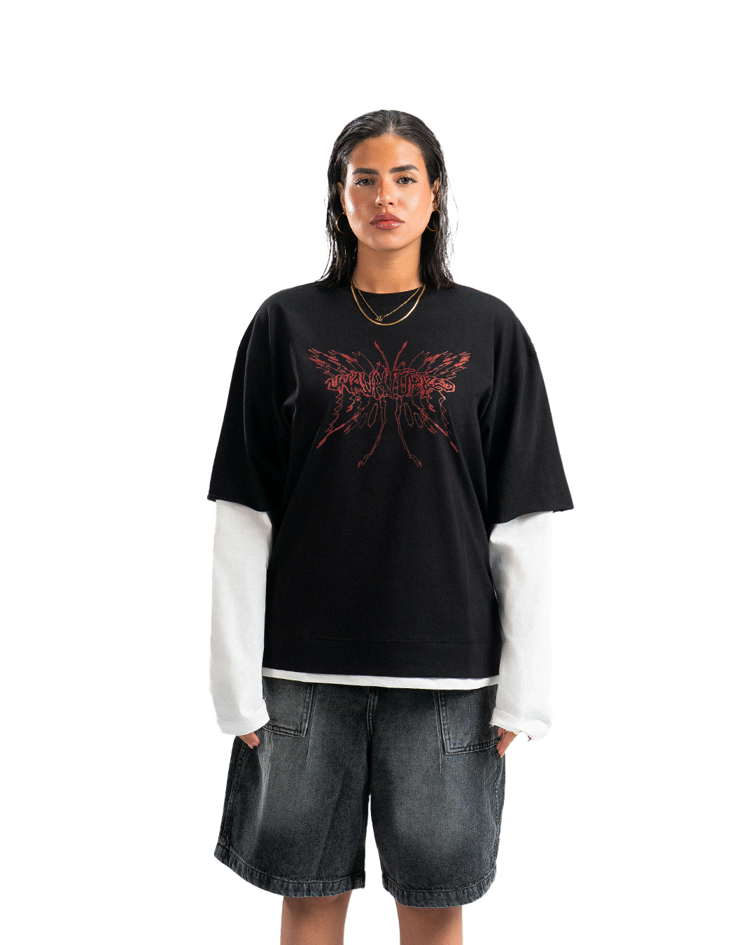 UA V2.Black Double-Sleeve Shirt – Unauthorized