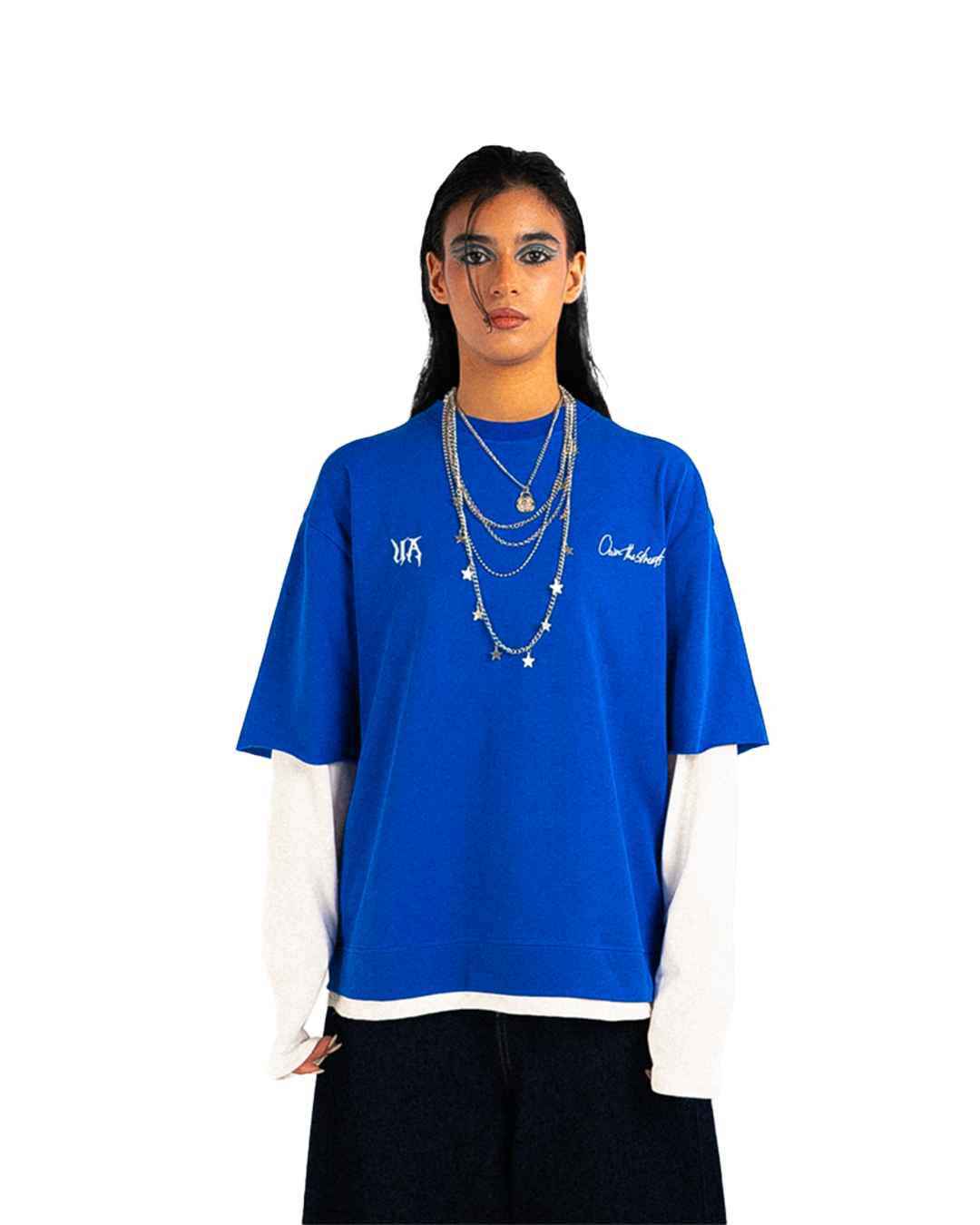 Blue Double-Sleeve Shirt – Unauthorized
